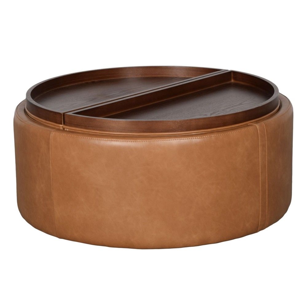 Camel colored ottoman store