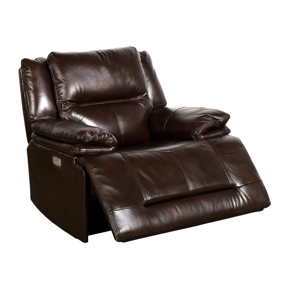 Vermejo Leather Power Recliner with Power Headrest