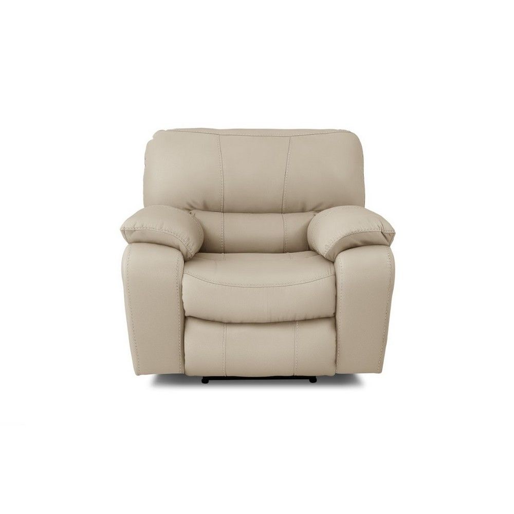 Taupe leather recliner chair store